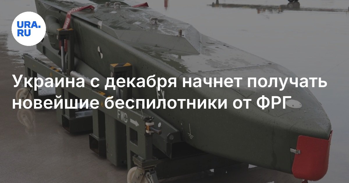 Какие БПЛА Германия передаст Украине в декабре: сколько штук, тип ...