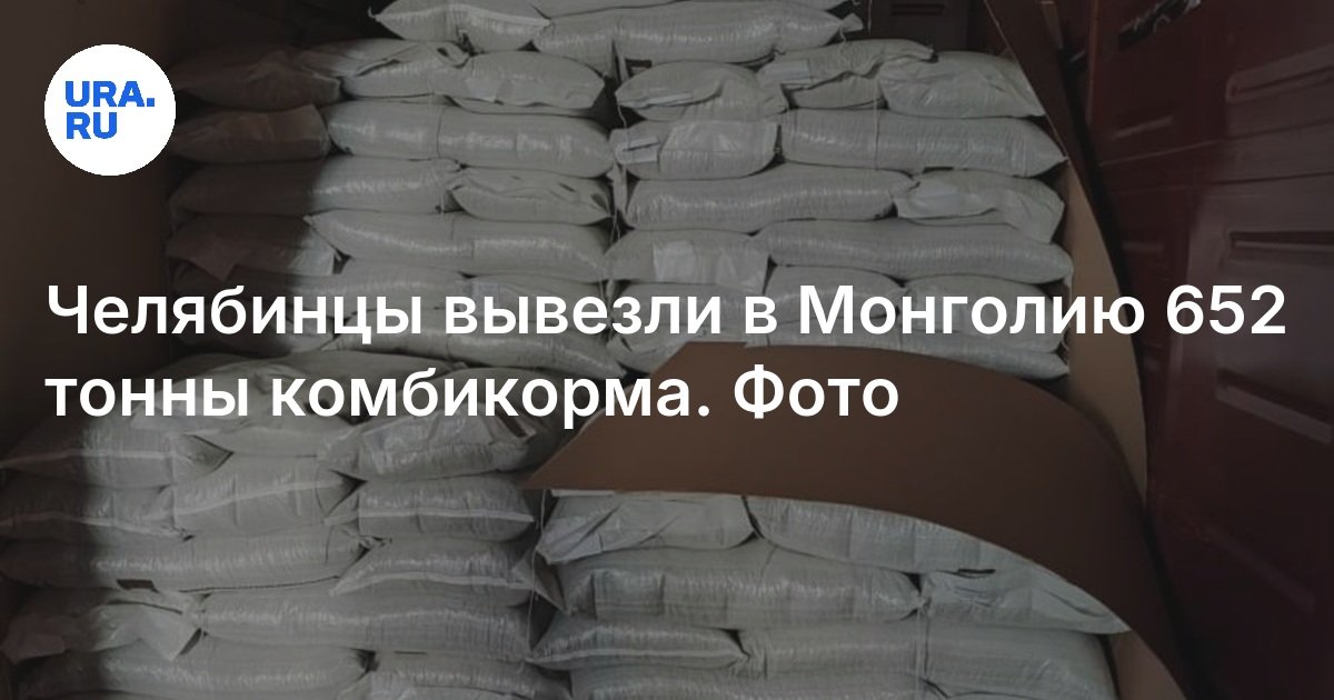 Челябинский поставщик обеспечил скот Монголии комбикормом весом в 652 тонны: фото