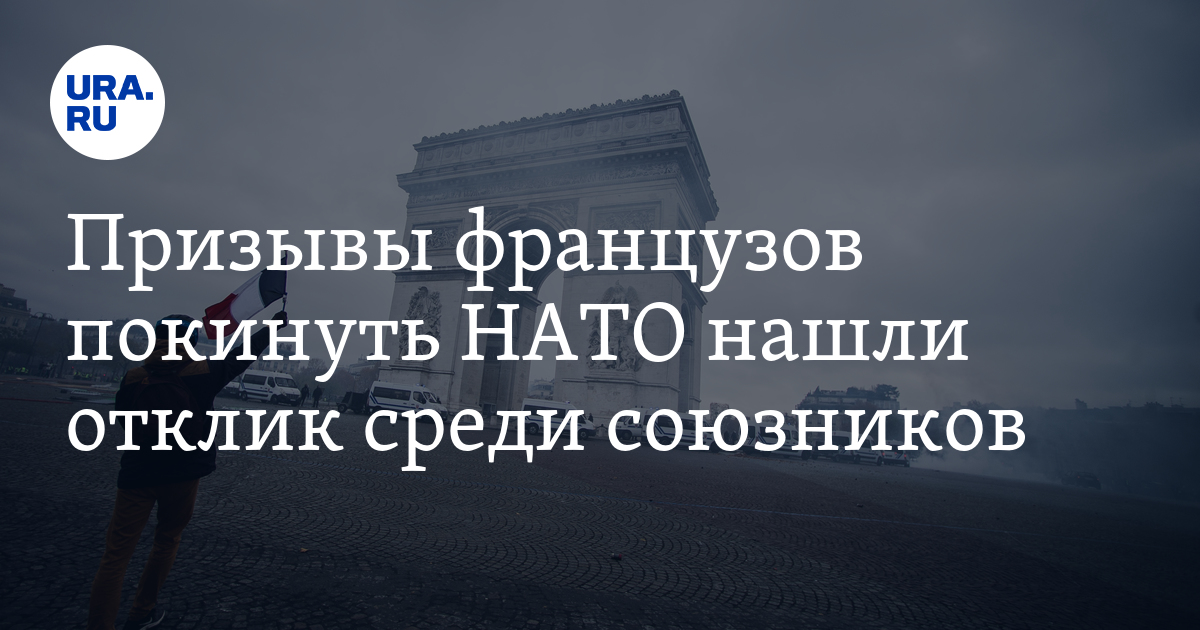 Митинги во Франции против НАТО желание французов покинуть альянс