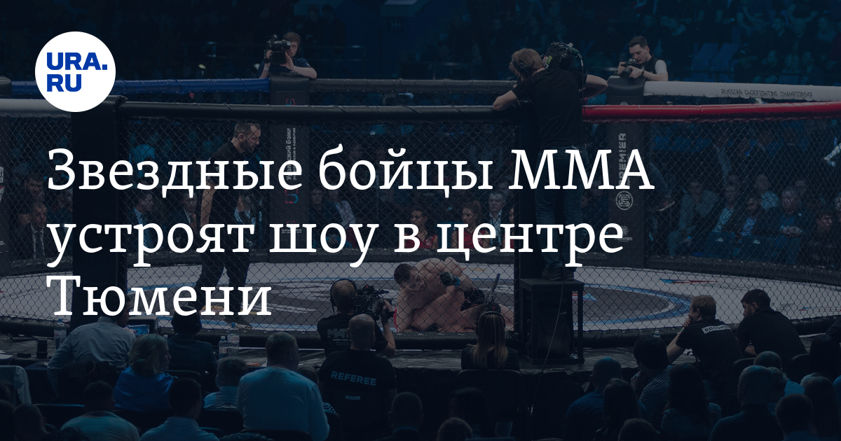 Звездные бойцы ММА устроят шоу в центре Тюмени 27 июля - афиша